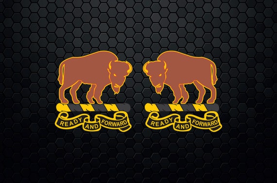 US Army 10th Cavalry Regiment Patch Logo Decal Emblem Crest | Etsy