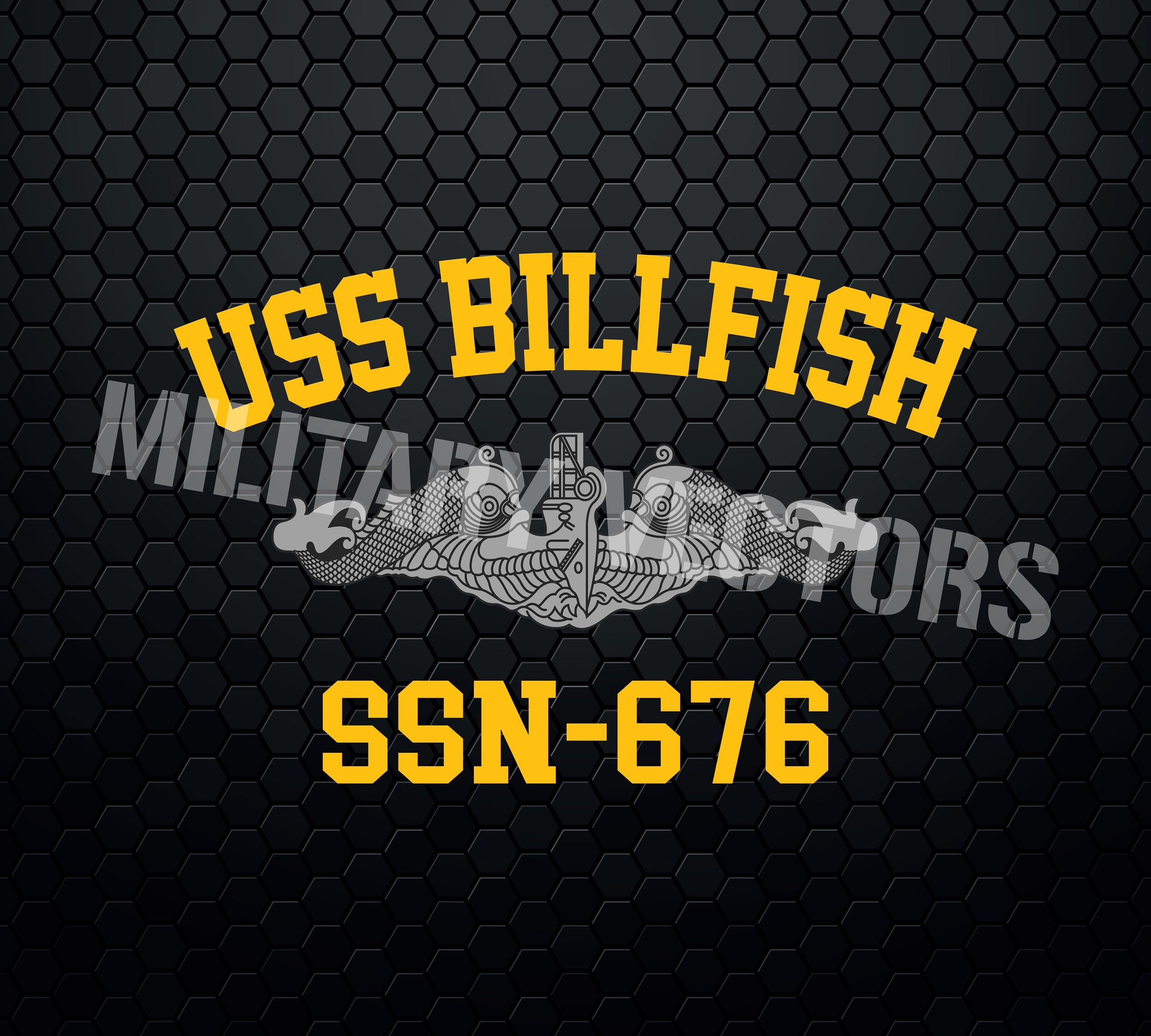 USS Billfish SSN-676 U.S. Navy Attack Submarine Patch Pin - Etsy