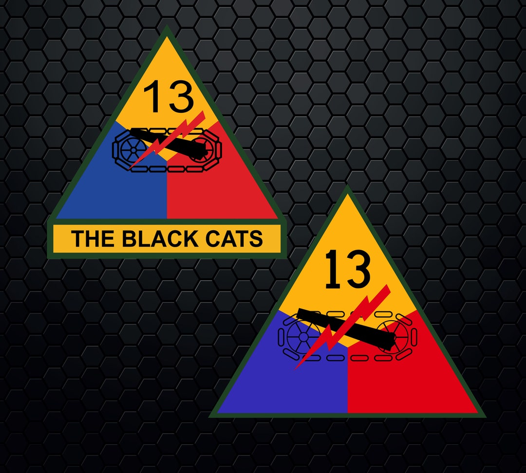 U.S. Army 13th Armored Division (13th AD) - DUI SSI - Patch Logo Decal ...