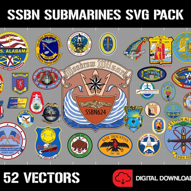 Submarine Svg - Etsy