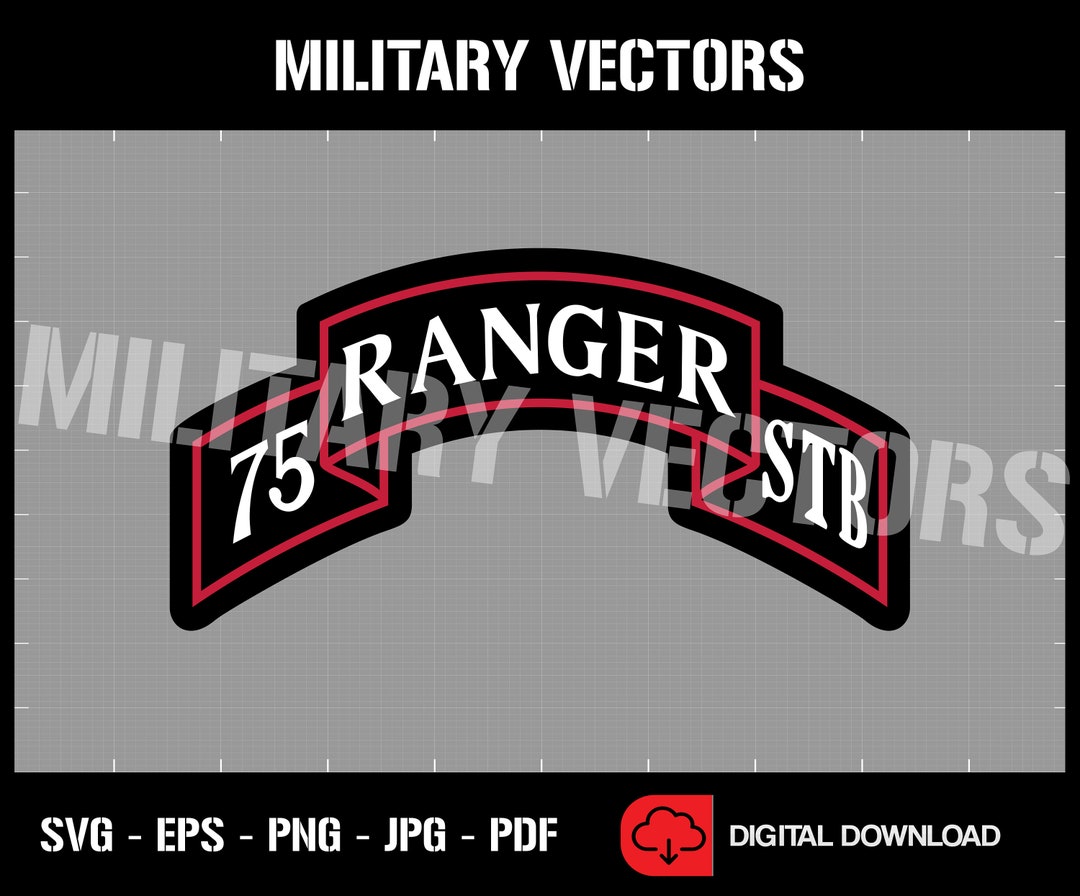 75th Ranger Regiment STB - U.S. Army Rangers - RLTW - Patch Logo Decal ...