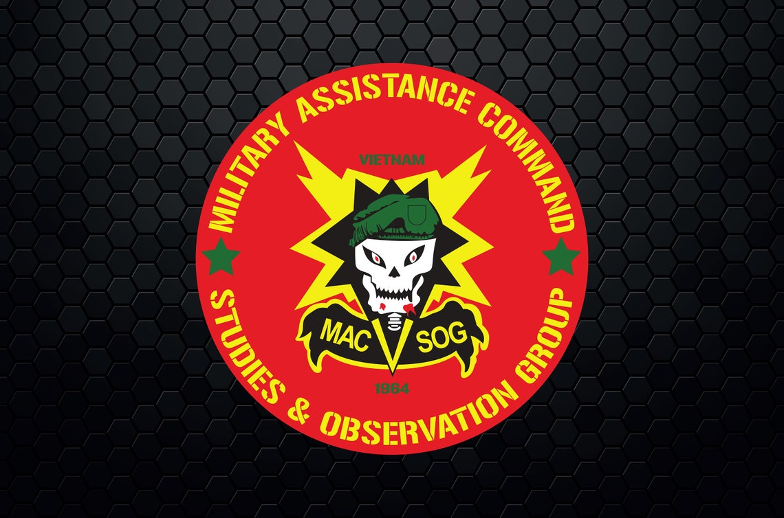 US Army MACV-SOG - Patch Pin Logo Decal Emblem Crest Insignia - Digital ...