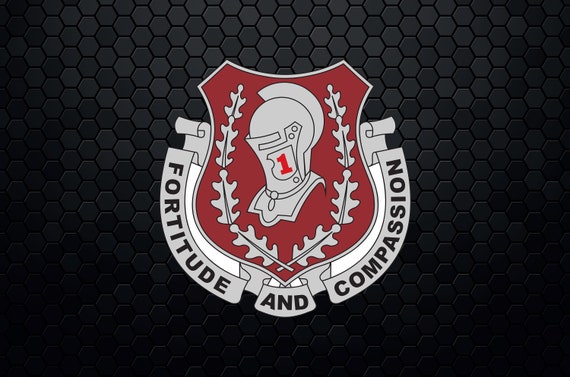 US Army 1st Medical Brigade DUI Patch Logo Decal Emblem | Etsy