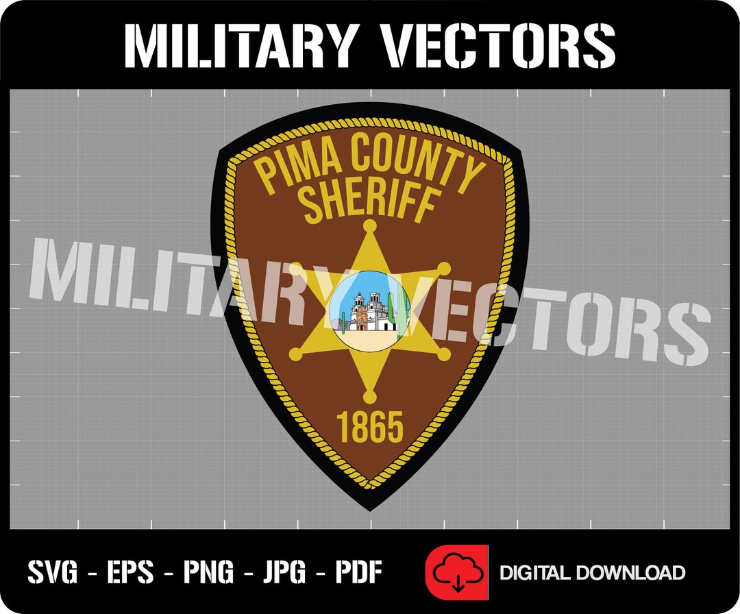 Pima County Sheriff - Law Enforcement - Patch Logo Decal Emblem Crest ...