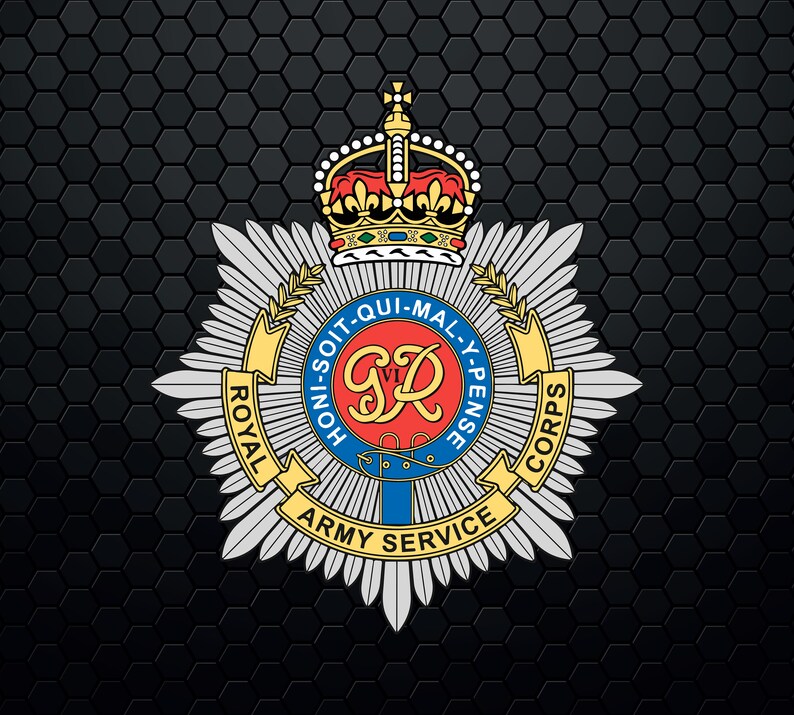 Royal Army Service Corps RASC Logo Decal Emblem Crest - Etsy