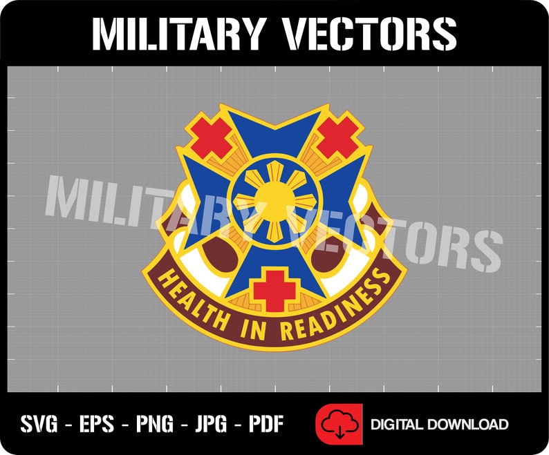 U.S. Army 810th Field Hospital Medical Corps Patch Logo Decal Emblem ...