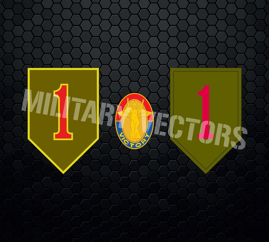 U.S. Army 1st Infantry Division (1st ID) - DUI SSI Csib - Patch Logo ...