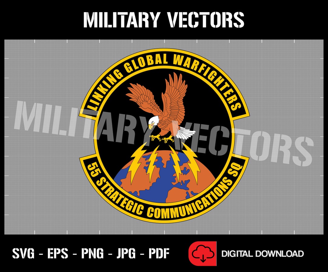 55th Strategic Combat Communications Squadron - (USAF) -patch Pin Logo ...