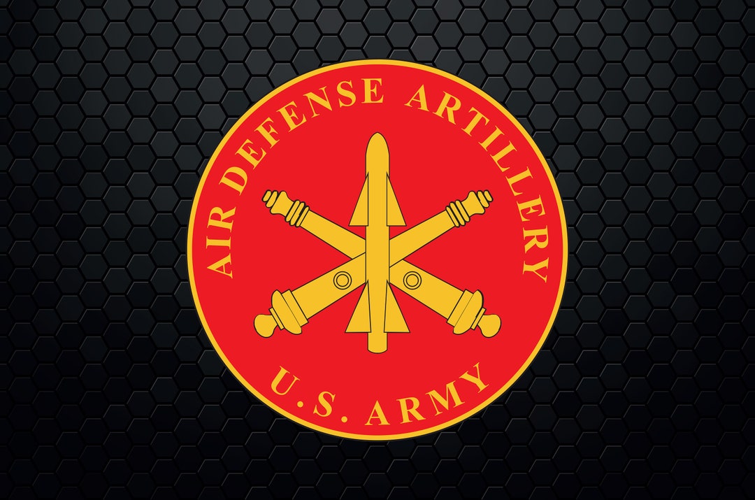 US Army Air Defense Artillery Branch Plaque - Patch Logo Decal Emblem ...