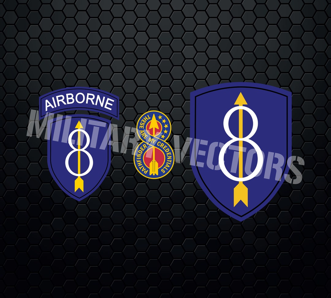 U.S. Army 8th Infantry Division (8th ID) - DUI SSI Csib - Patch Logo ...