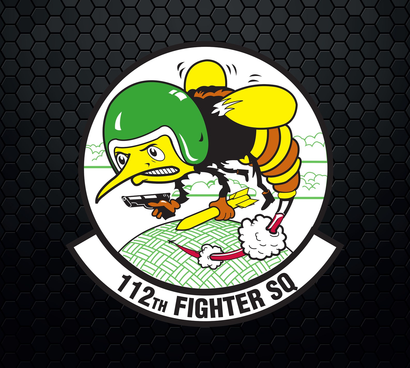 USAF 112th Fighter Squadron Air Force 112th FS Logo Decal Emblem Crest ...