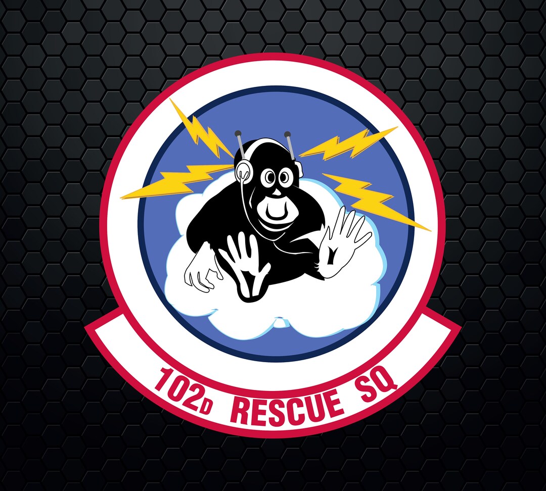 USAF 102nd Rescue Squadron - Patch Logo Decal Emblem Crest Insignia ...