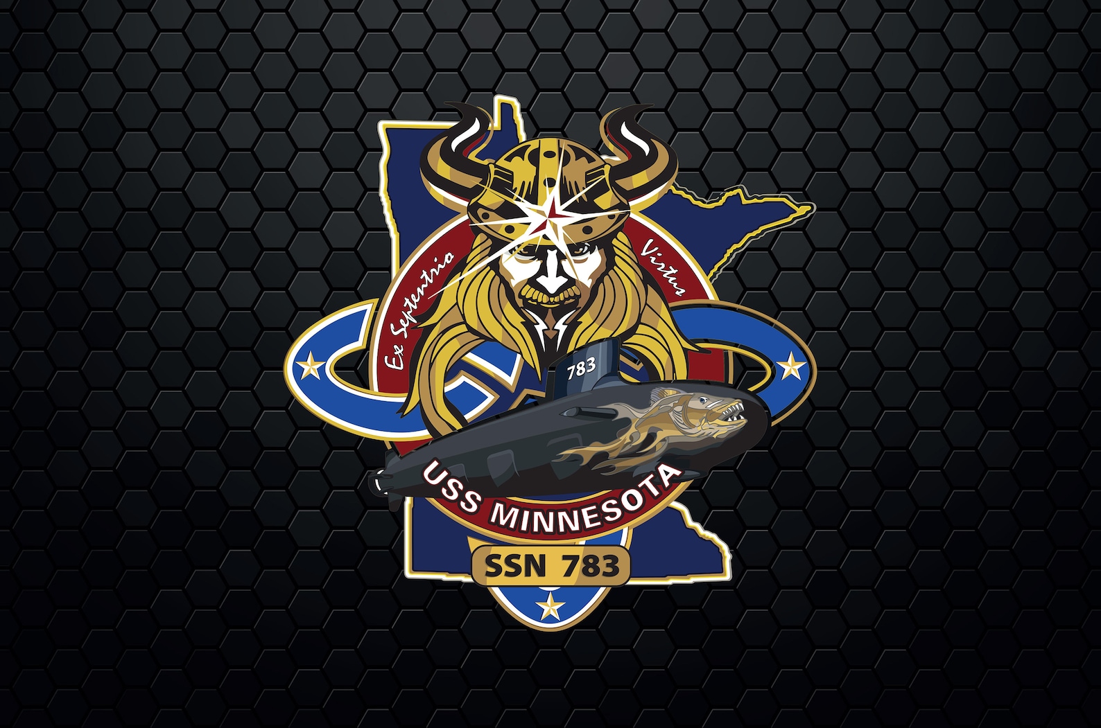 USS Minnesota SSN-783 Attack Submarine Patch Logo Decal - Etsy UK