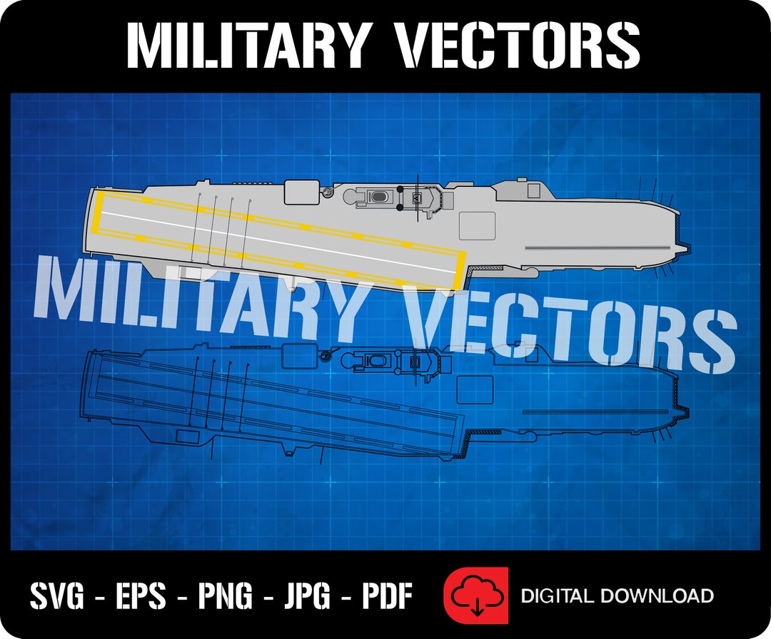 Brazilian Navy Nae São Paulo (A 12) Aircraft Carrier Blueprint Diagram ...