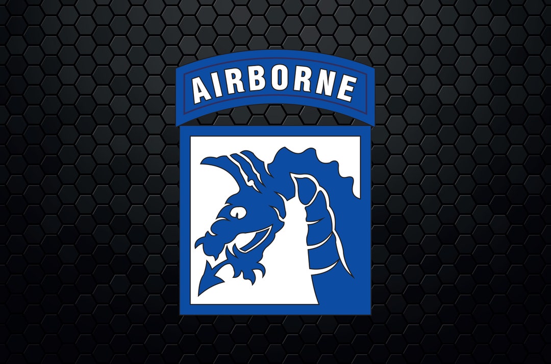 US Army 18th Airborne Corps "sky Dragons" SSI - Patch Logo Decal Emblem ...