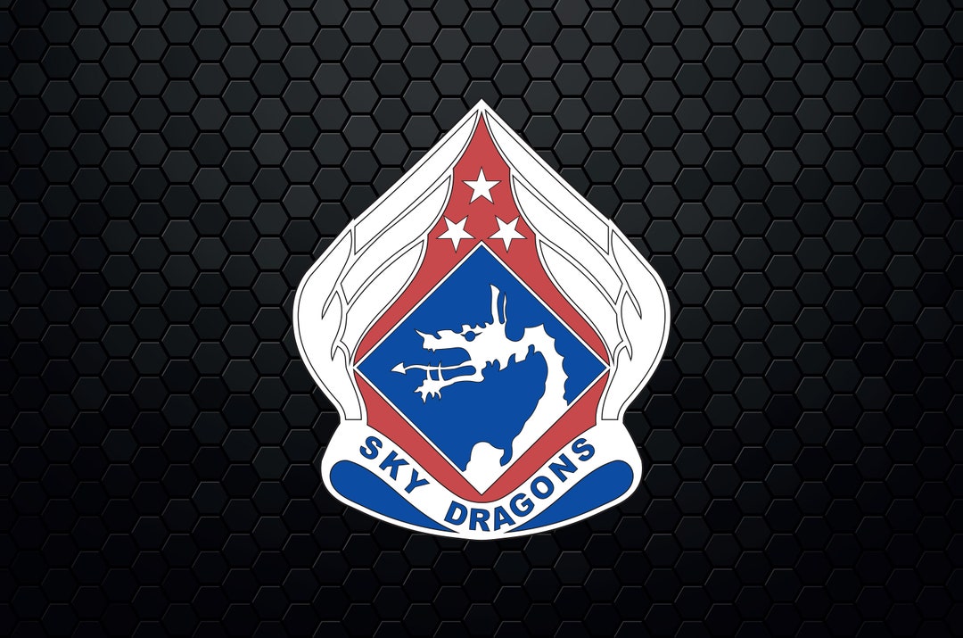 US Army 18th Airborne Corps "sky Dragons" DUI - Patch Logo Decal Emblem ...