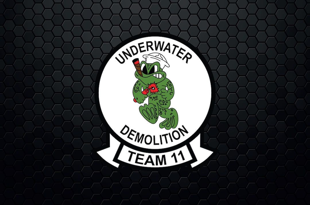 US Navy Underwater Demolition Team 11 (UDT-11) - Patch Logo Decal Emblem Crest Insignia ...