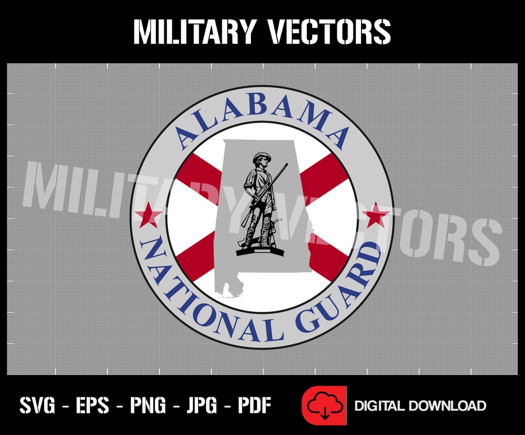 Alabama National Guard - U.S. Army - Patch Pin Logo Decal Emblem Crest ...