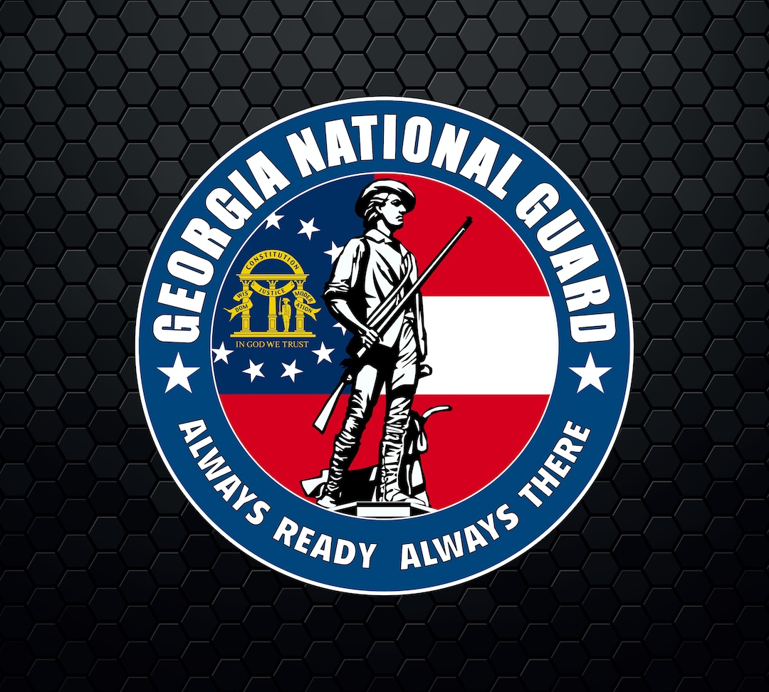 Georgia National Guard: Logo Decal Emblem Crest Patch Badge Insignia ...