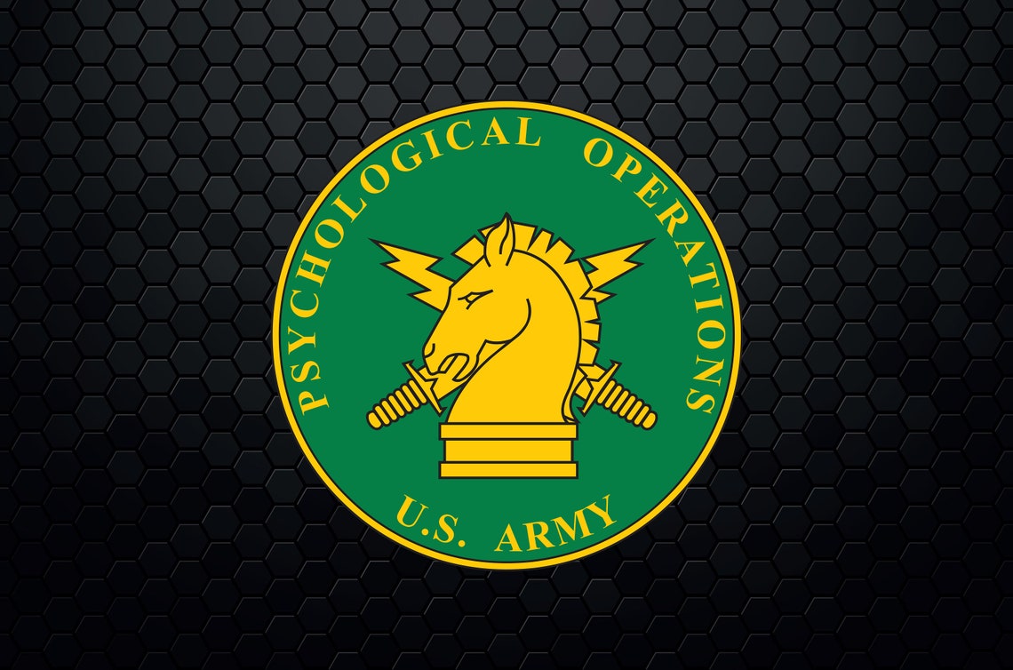 US Army Psychological Operations (PSYOP) Branch Plaque- Patch Logo ...