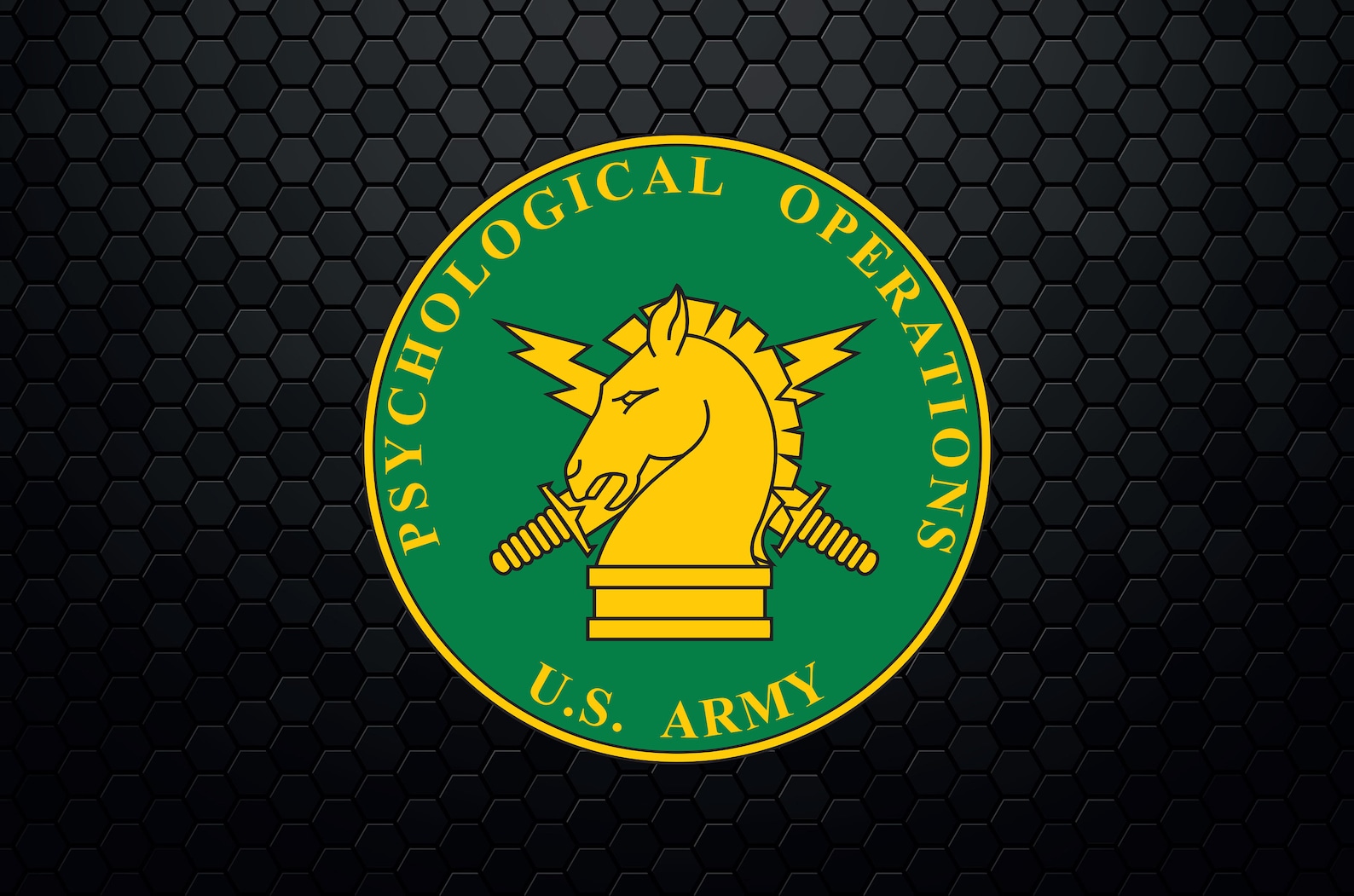 US Army Psychological Operations (PSYOP) Branch Plaque- Patch Logo Decal Emblem Crest Insignia ...