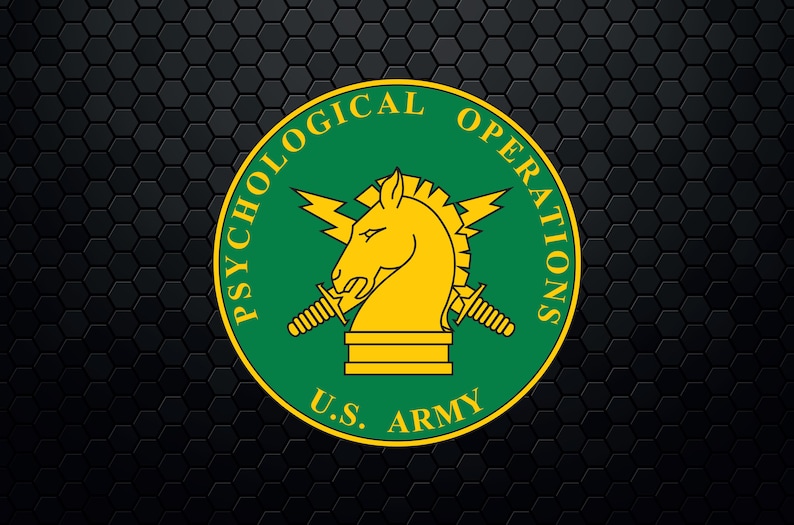US Army Psychological Operations PSYOP Branch Plaque Patch | Etsy