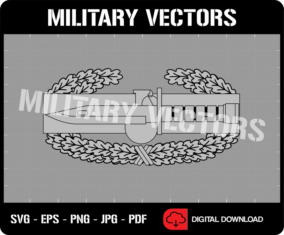 U.S. Army Combat Action Badge (CAB) - Patch Pin Logo Decal Emblem Crest ...
