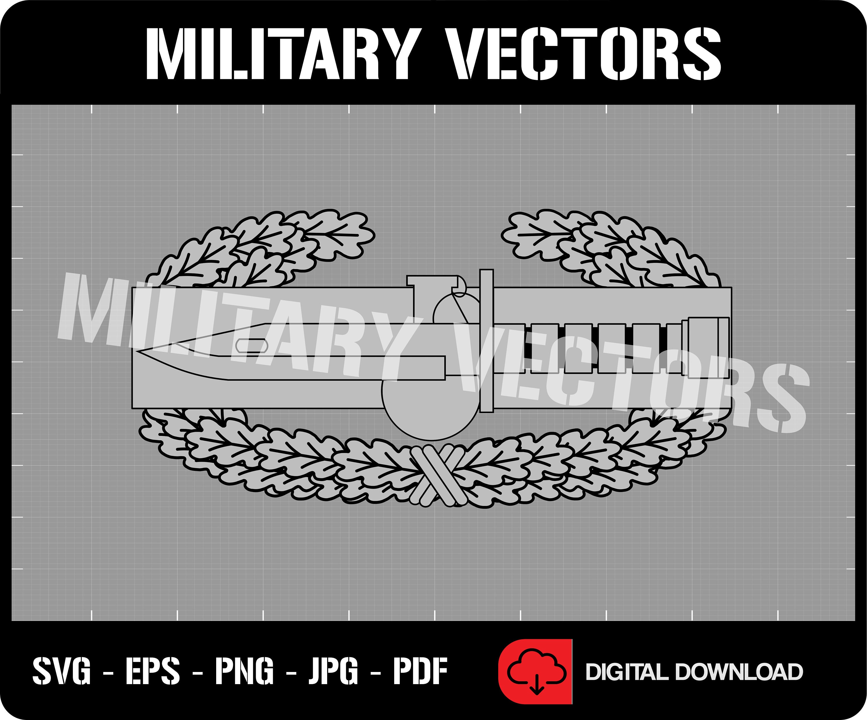U.S. Army Combat Action Badge CAB Patch Pin Logo Decal - Etsy
