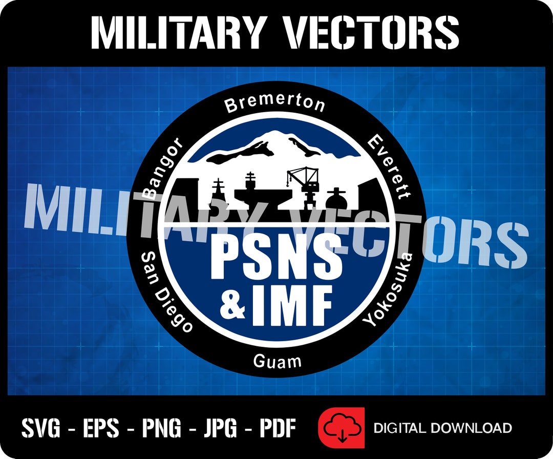 Puget Sound Naval Shipyard (PSNS) - U.S. Navy Yard - Patch Pin Logo ...