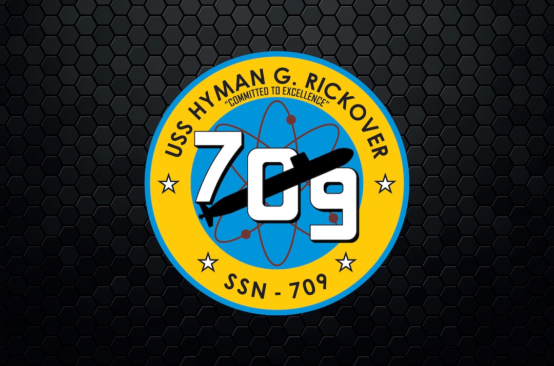 USS Hyman G. Rickover (SSN-709) Attack Submarine - Patch Logo Decal ...