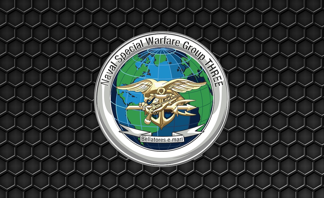 US Navy Naval Special Warfare Group 3 (NSWG-3) - Patch Pin Logo Decal ...