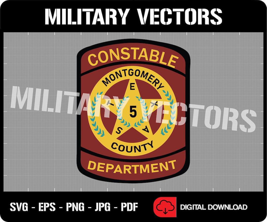 Montgomery County Constable Precinct 5 - Law Enforcement - Patch Logo ...
