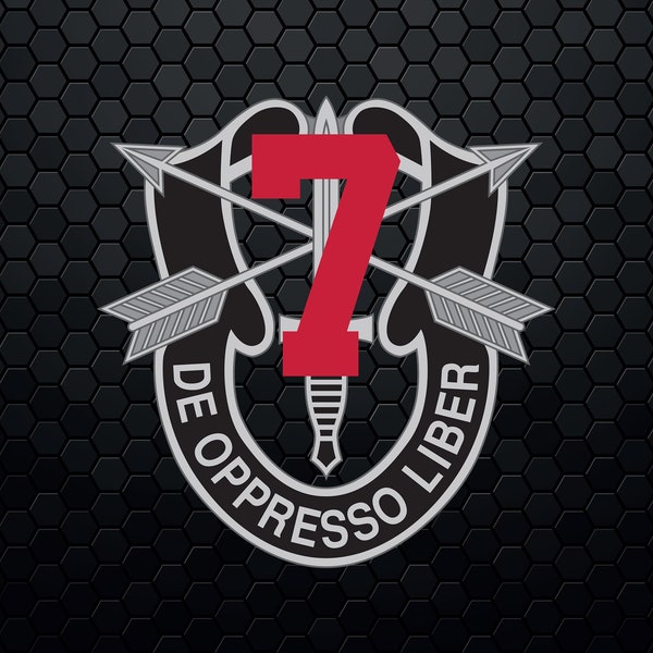 7th Special Forces Group Decal - Etsy Canada