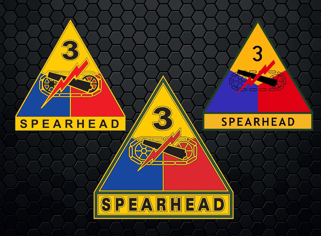 U.S. Army 3rd Armored Division (3rd AD) - DUI SSI - Patch Logo Decal ...