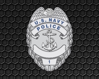 US Navy Security Badge Patch Pin Logo Decal Emblem Crest | Etsy
