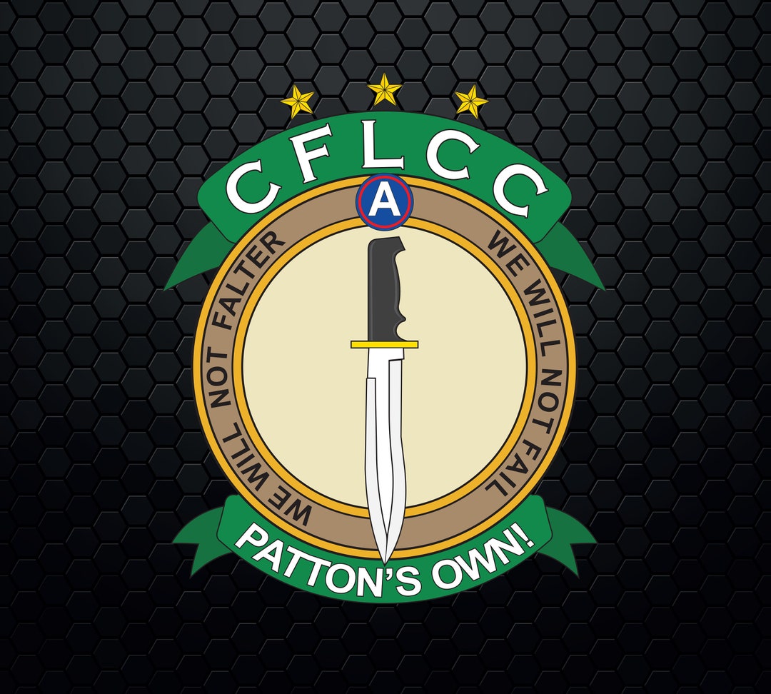 CFLCC Patton's Own - Patch Logo Decal Emblem Crest Insignia - Digital ...
