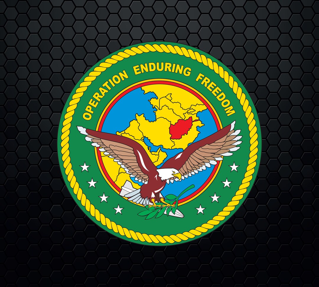 OEF Central Command - Afghanistan War - Patch Logo Decal Emblem Crest ...