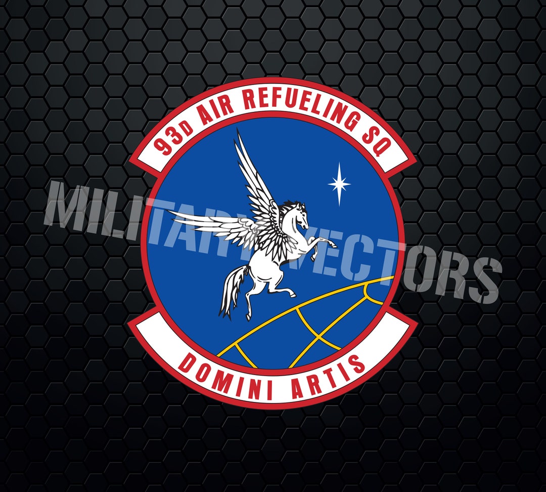 U.S. Air Force (USAF) 93rd Air Refueling Squadron - Patch Logo Decal ...