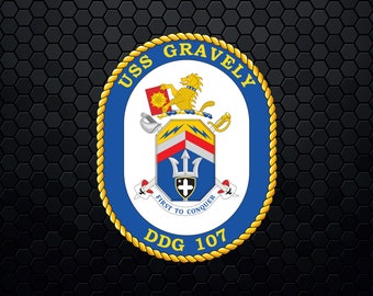 Uss Gravely Svg Ship - Etsy
