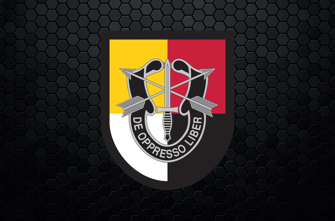 US Army 3rd Special Forces Group (3rd SFG) - Beret Flash Patch Logo ...