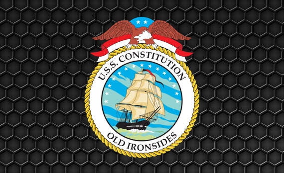 US Navy USS Constitution old Ironsides Patch Pin | Etsy