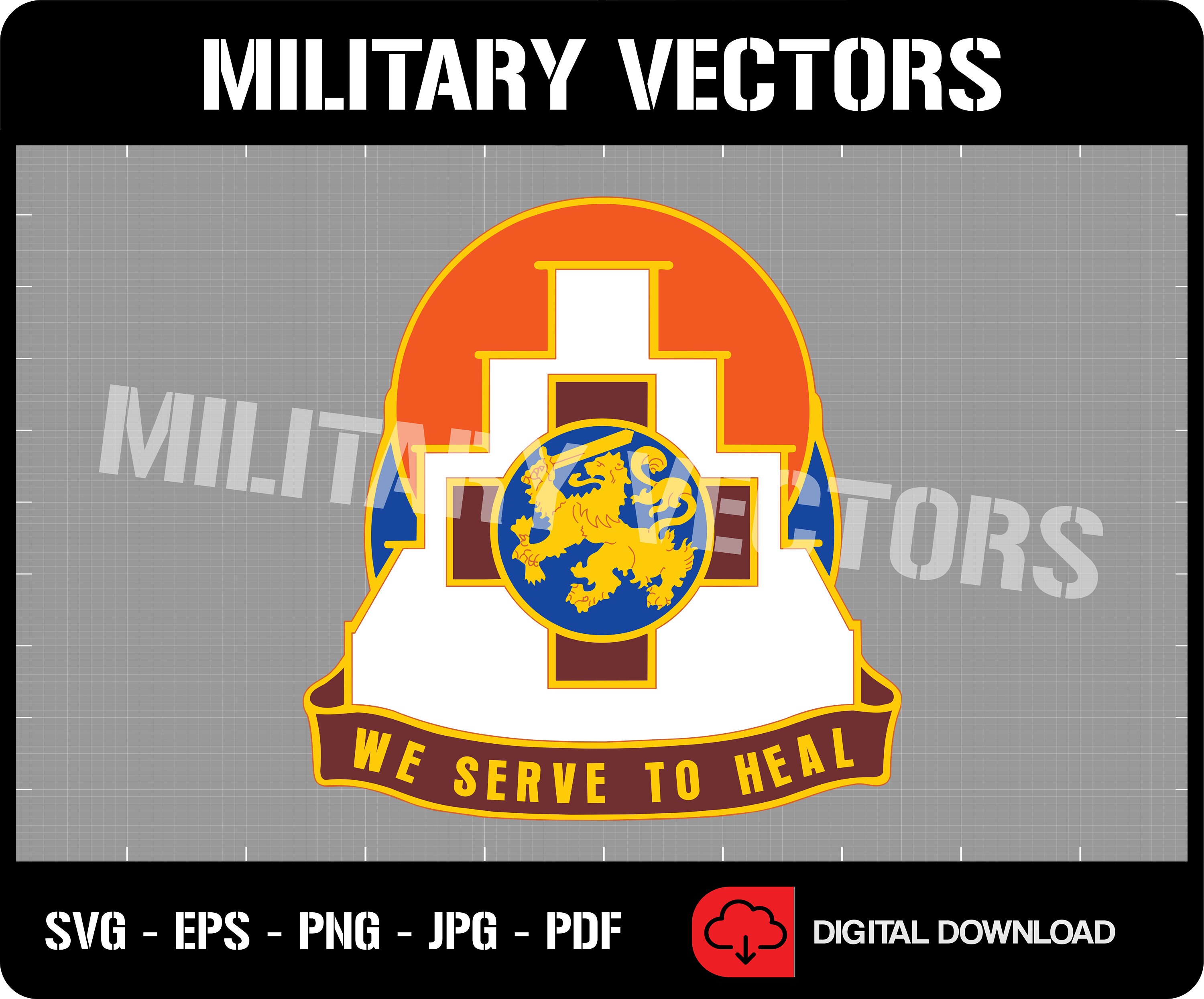 U.S. Army 356th Field Hospital - Medical Corps Patch Logo Decal Emblem ...