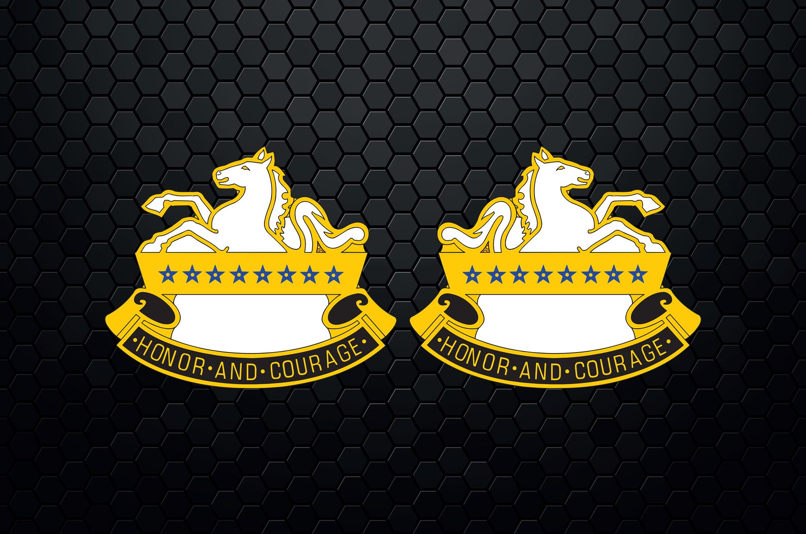 US Army 8th Cavalry Regiment Patch Logo Decal Emblem Crest | Etsy