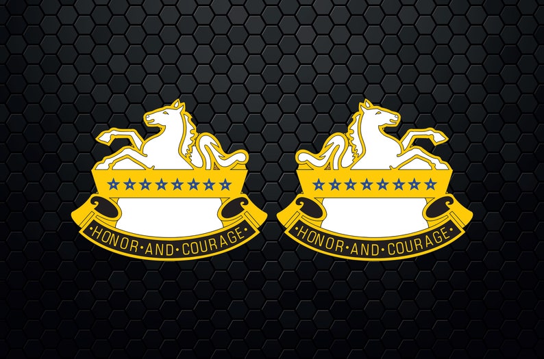 US Army 8th Cavalry Regiment Patch Logo Decal Emblem Crest - Etsy