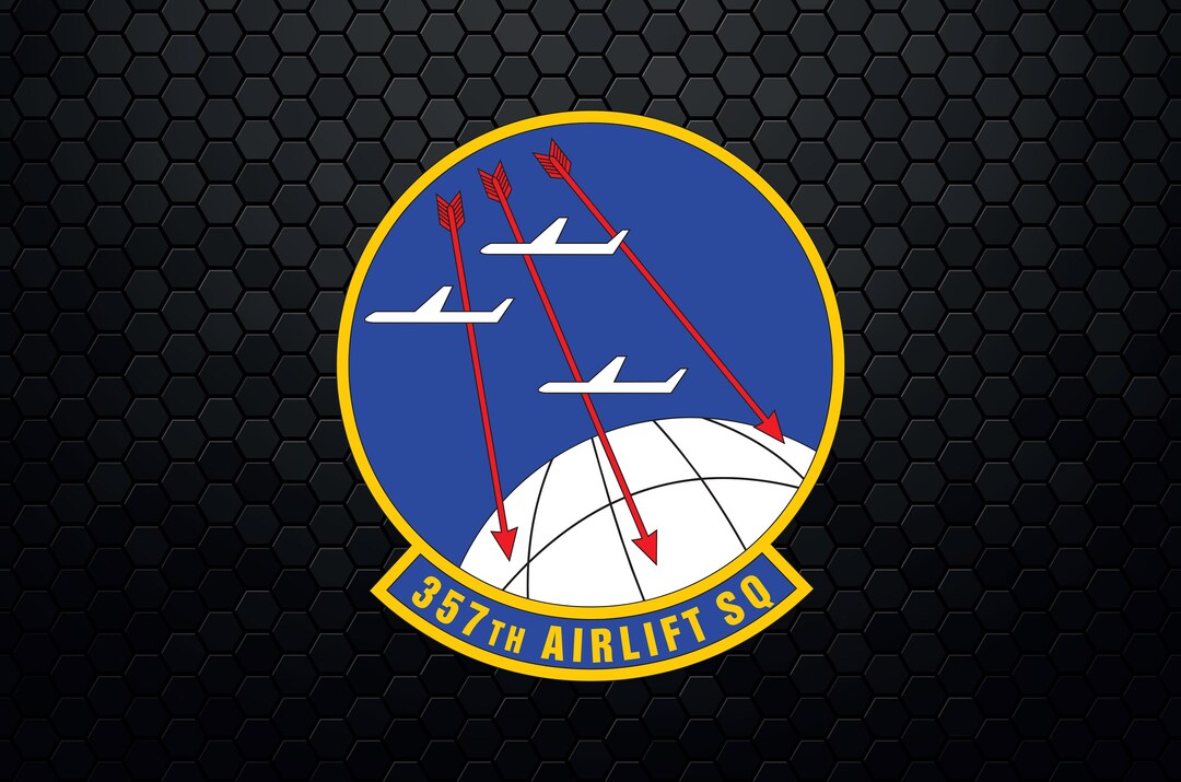 357th Airlift Squadron USAF - Patch Logo Decal Emblem Crest Insignia ...