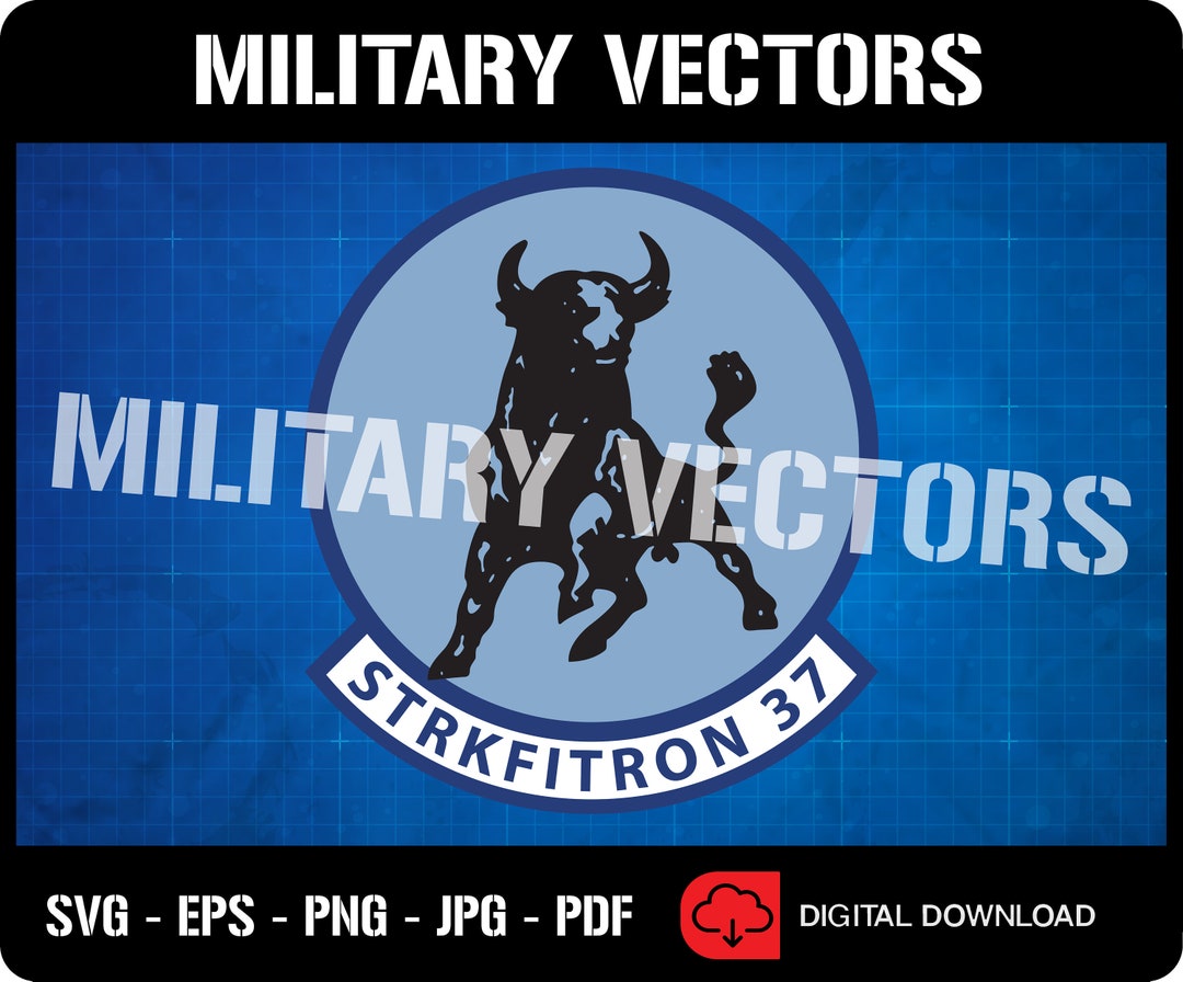 U.S. Navy Strike Fighter Squadron 37 (VFA-37) - USN Patch Logo Decal ...