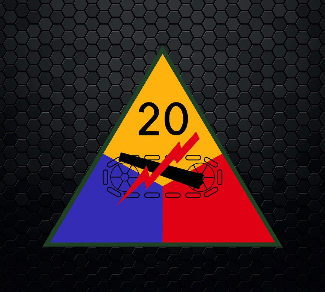 U.S. Army 20th Armored Division (20th AD) - DUI SSI - Patch Logo Decal ...