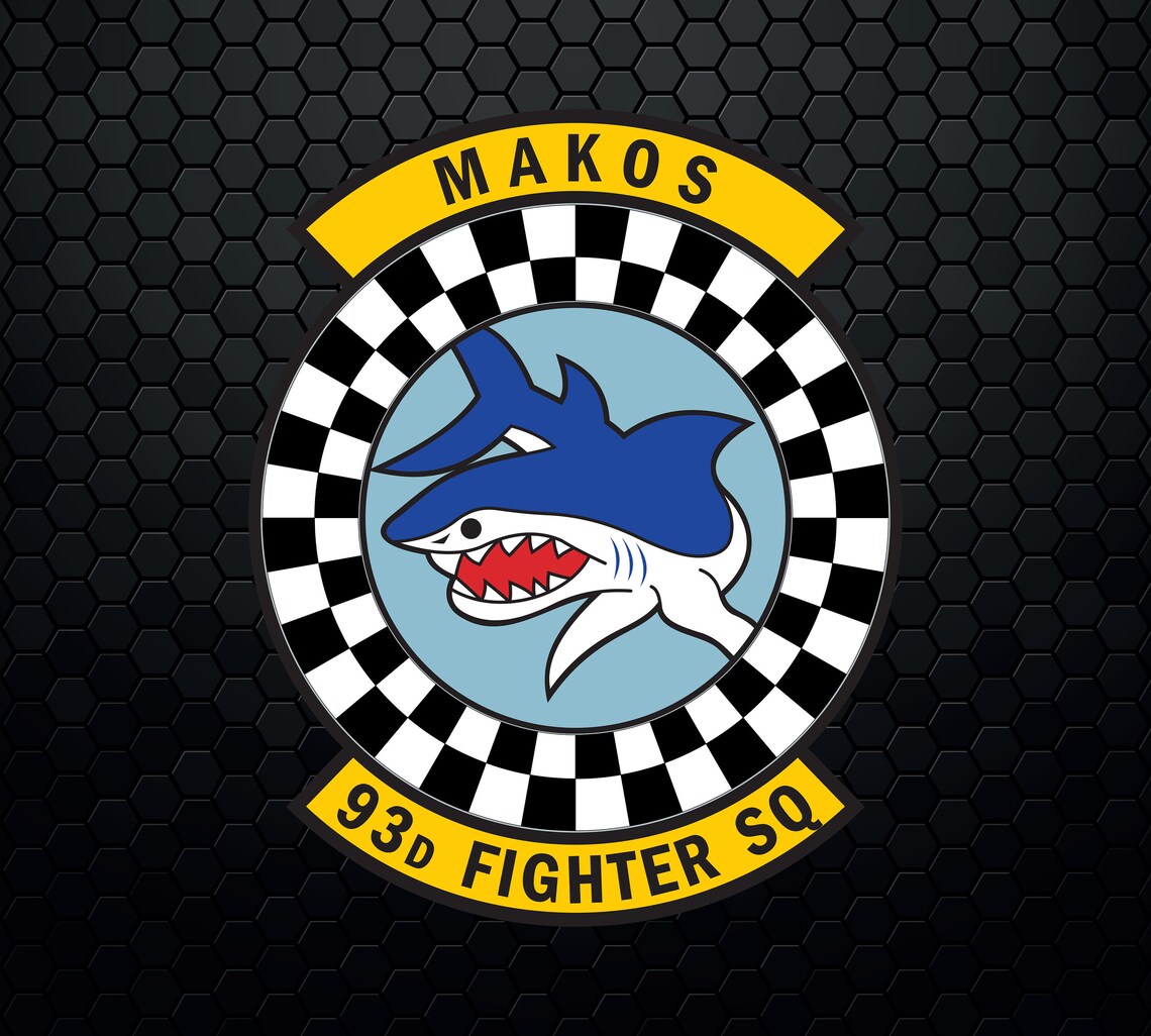 USAF 93rd Fighter Squadron Air Force 93rd FS Logo Decal - Etsy