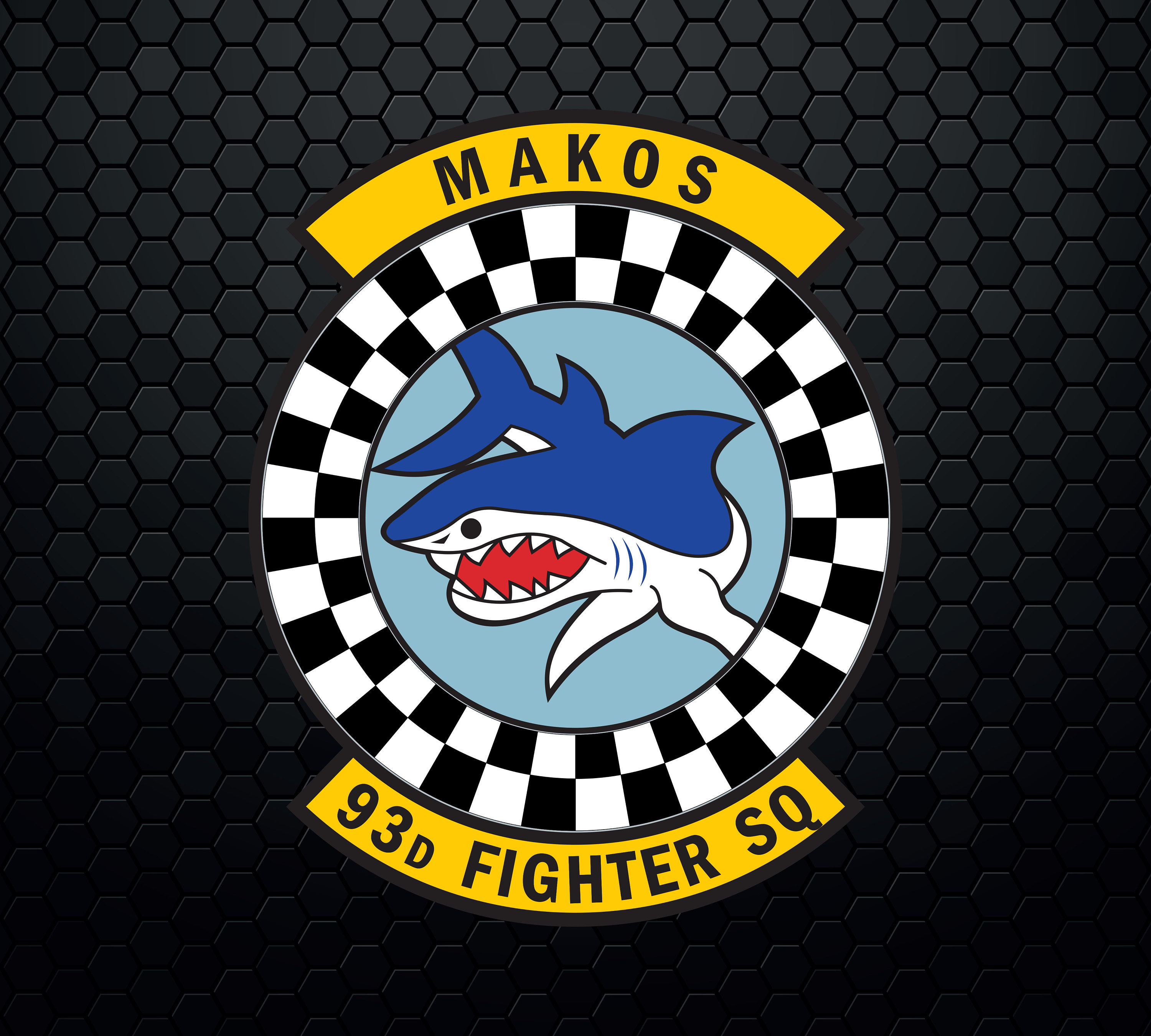 USAF 93rd Fighter Squadron Air Force 93rd FS Logo Decal - Etsy Israel