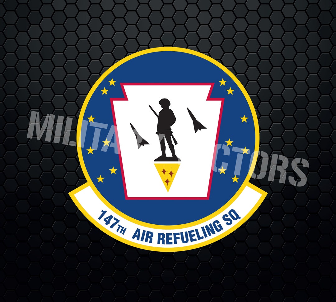 U.S. Air Force (USAF) 147th Air Refueling Squadron - Patch Logo Decal ...